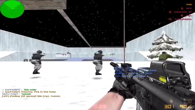 cs1.6僵尸逃跑模式kz大佬断后一局