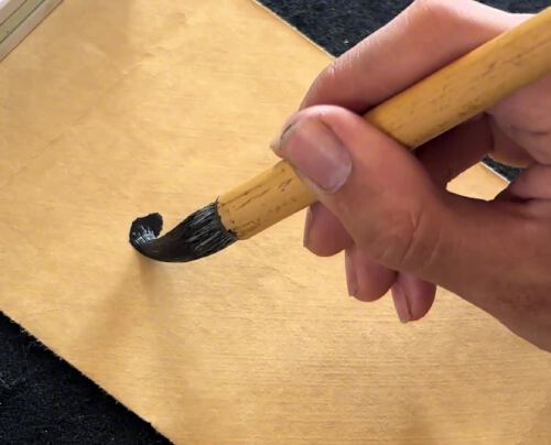 曹全碑左右结构字型原速书写