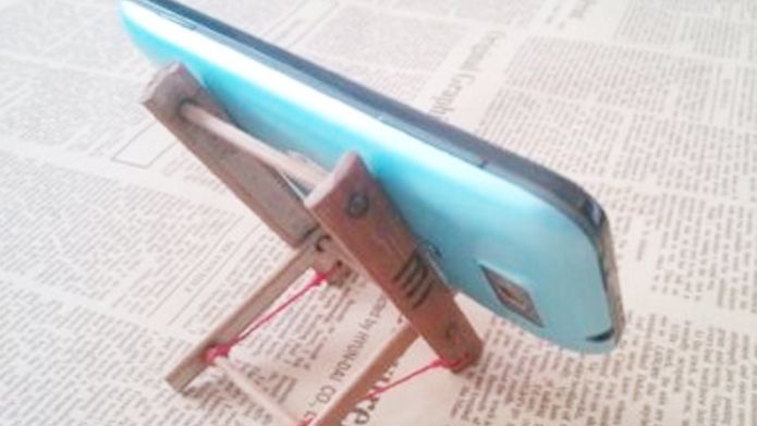 手机支架不用买了,教你简单自制手机支架,省钱方便又实用