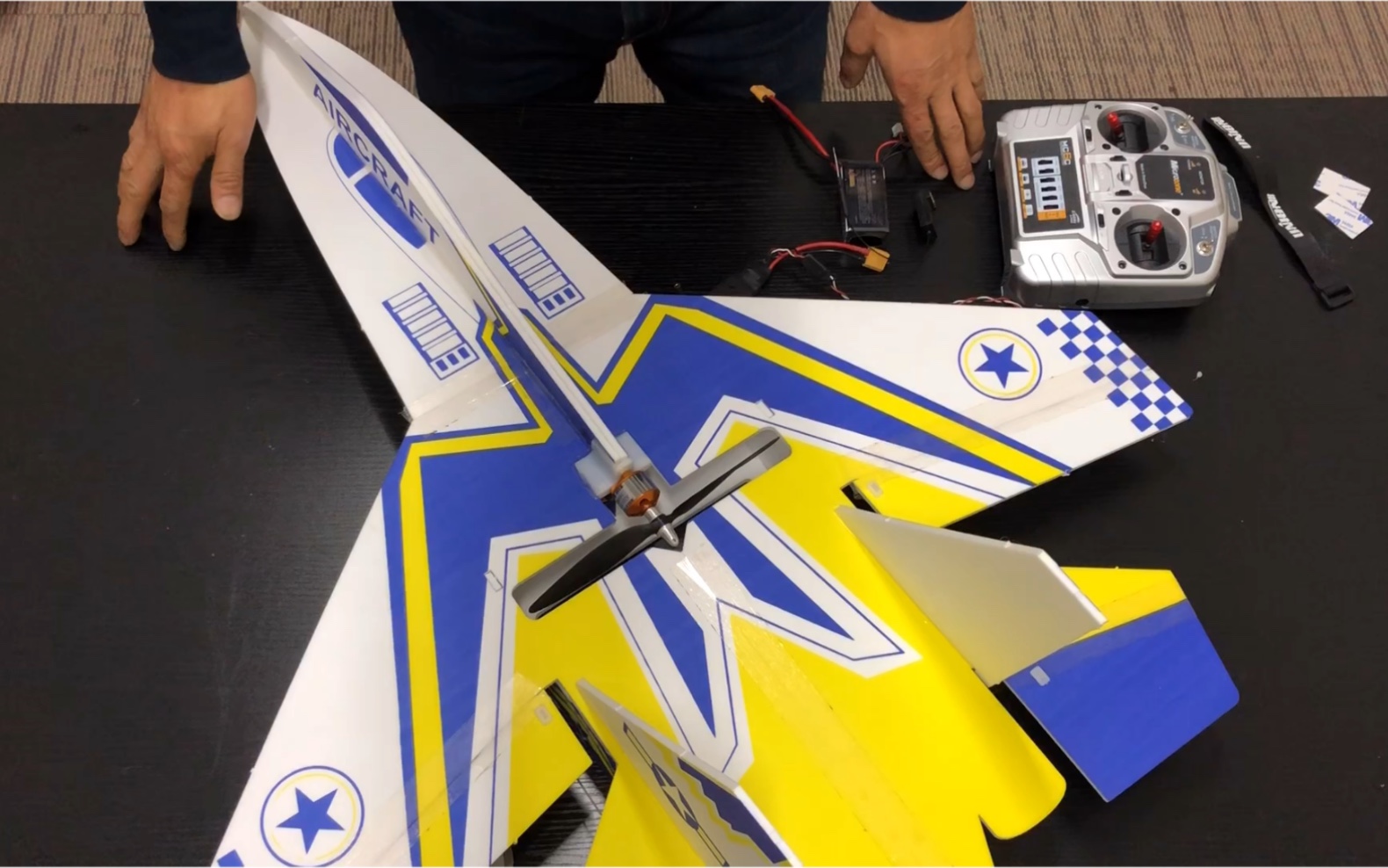 MC6遥控器苏27接线及设置