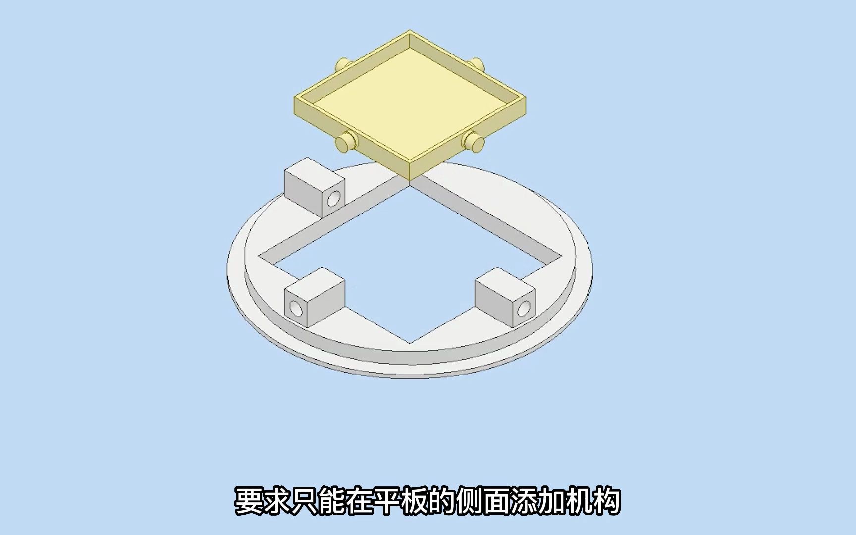 一种特定的平台上下往复运动机构。一起看看他是怎么设计的吧