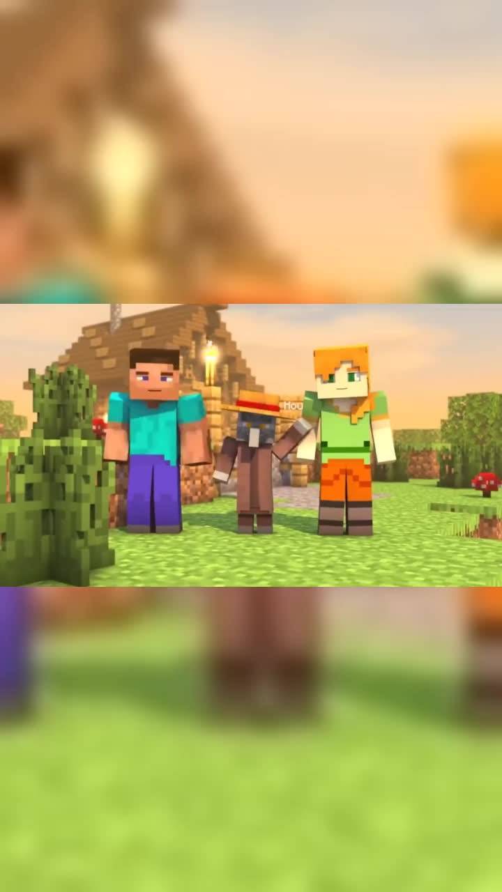 我的世界:掠夺者再次出击,无奈的村民只好求助史蒂夫