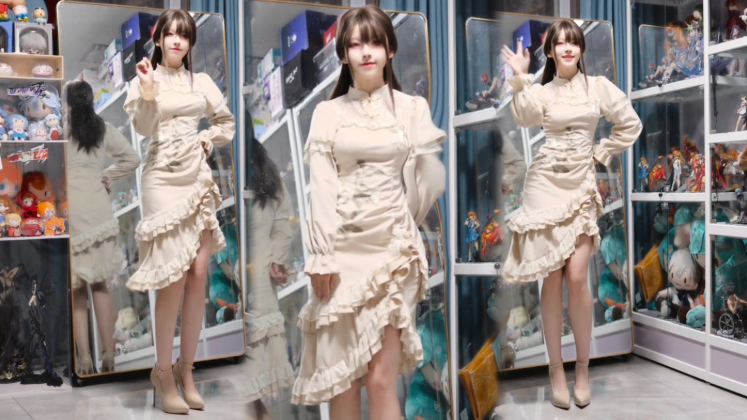 【温】温婉玉香❤️红昭愿手势舞❤️到底谁能驾驭10厘米细跟高跟鞋...
