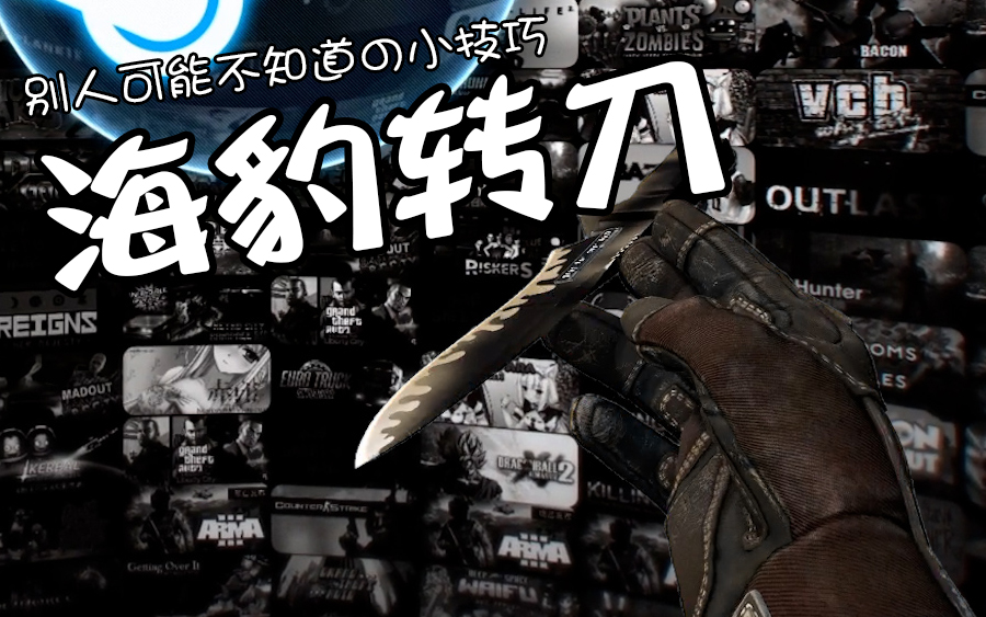【CS:GO冷知识】海豹短刀居然也能转刀?!