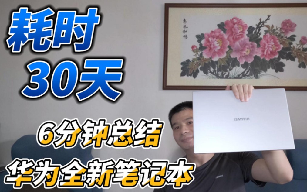 耗时30天,6分钟总结华为MateBook D14笔记本