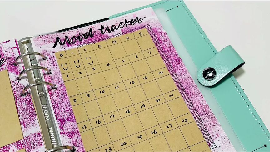 #手帐 #手帐排版 八月心情记录表～如果让你记下每天的心情