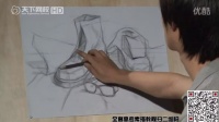 素描几何体教学视频几何素描教程