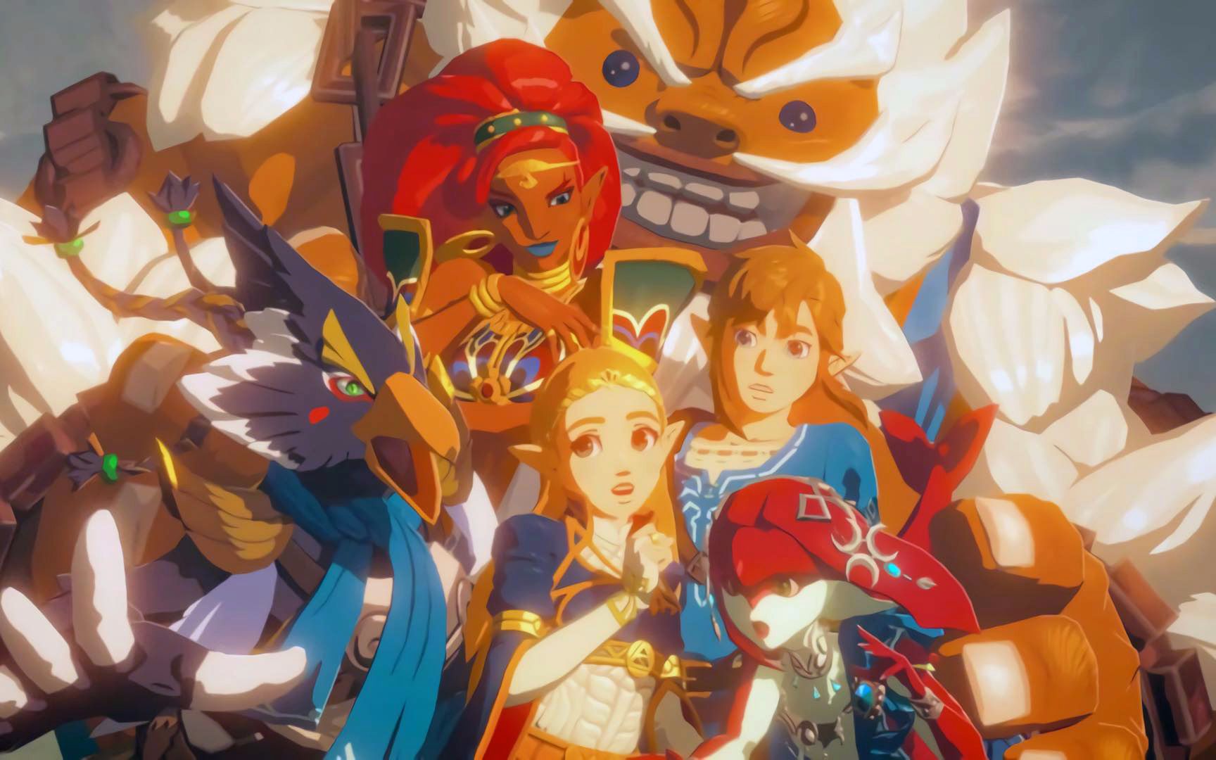 【塞尔达荒野之息】塞尔达公主好美啊