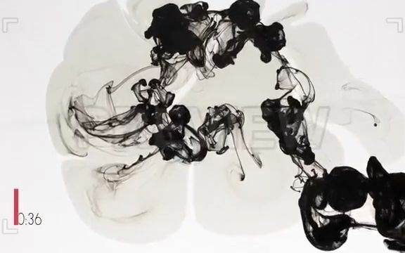 【中国风水墨视频素材】31个中国风水墨溶解烟雾形式扩散动画视频...