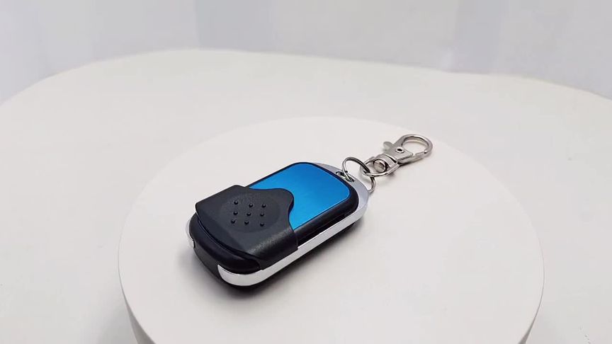 433金属四键电动车库门钥匙 跨境安防报警器门禁对拷贝无线遥控器