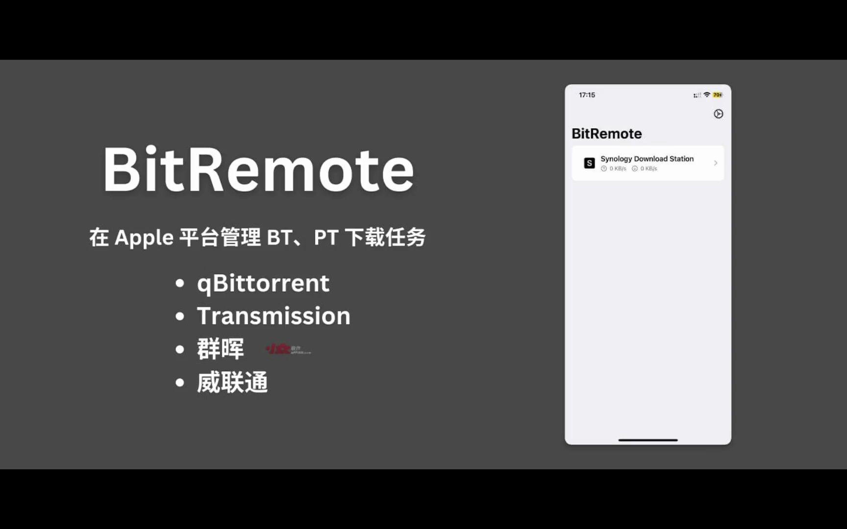 BitRemote 在 iPhone、iPad、Mac 上远程管理 BT、PT 任务