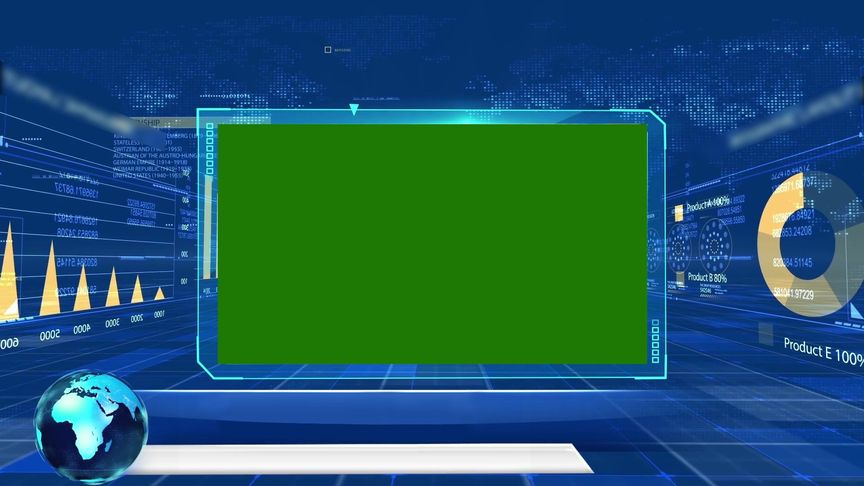 科技风格新闻播报背景素材。本视频由 制作提供。#视频素材