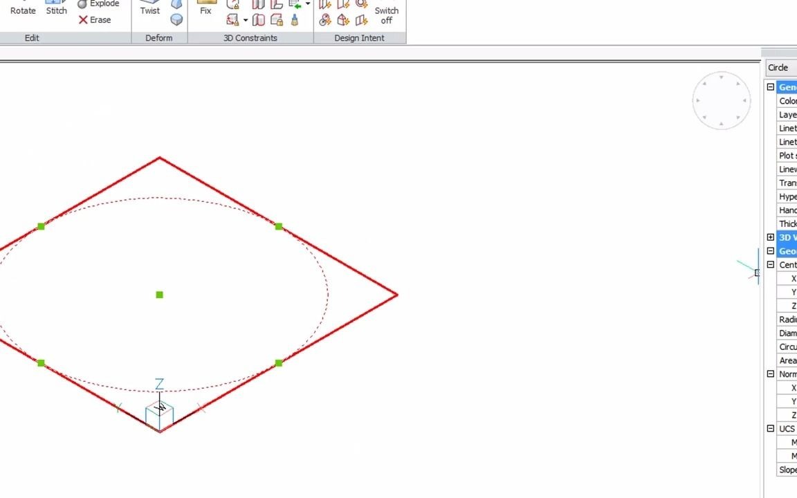 【BricsCAD】如何快速制作3D曲面
