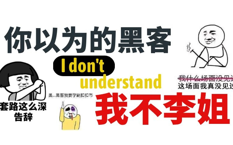 你以为的黑客(o基础入门)