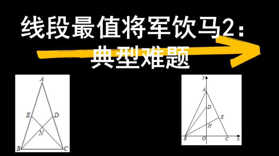 【八上数学】线段最值将军饮马2:典型难题