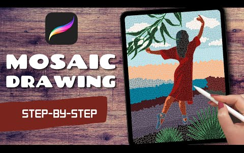 ...把手一步步教你画马赛克艺术效果插画 教你怎样把照片变成马赛克效果