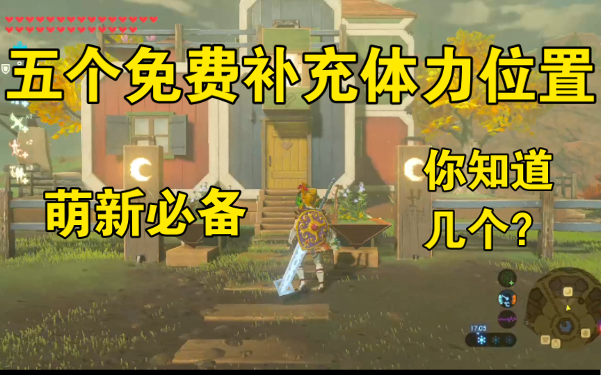 【塞尔达传说旷野之息】五个免费睡觉的地方,白嫖的乐趣就在于不花钱