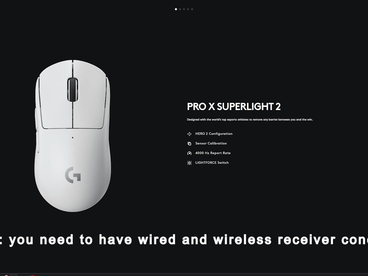 GPW3代无线连接已支持4000Hz Make PRO X SUPERLIGHT 2 MORE ...