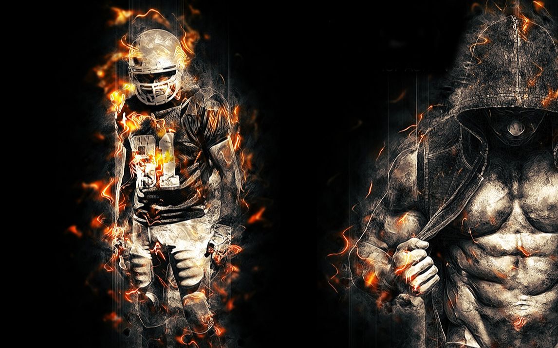 酷炫炸裂火花合成效果PS动作下载教程