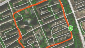2021.1.28 华为运动健康 跑步动态轨迹记录