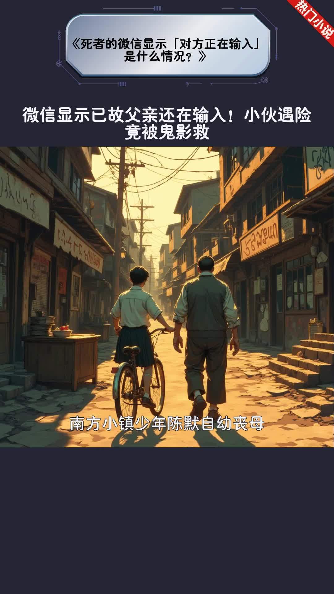 微信显示已故父亲还在输入!小伙遇险竟被鬼影救