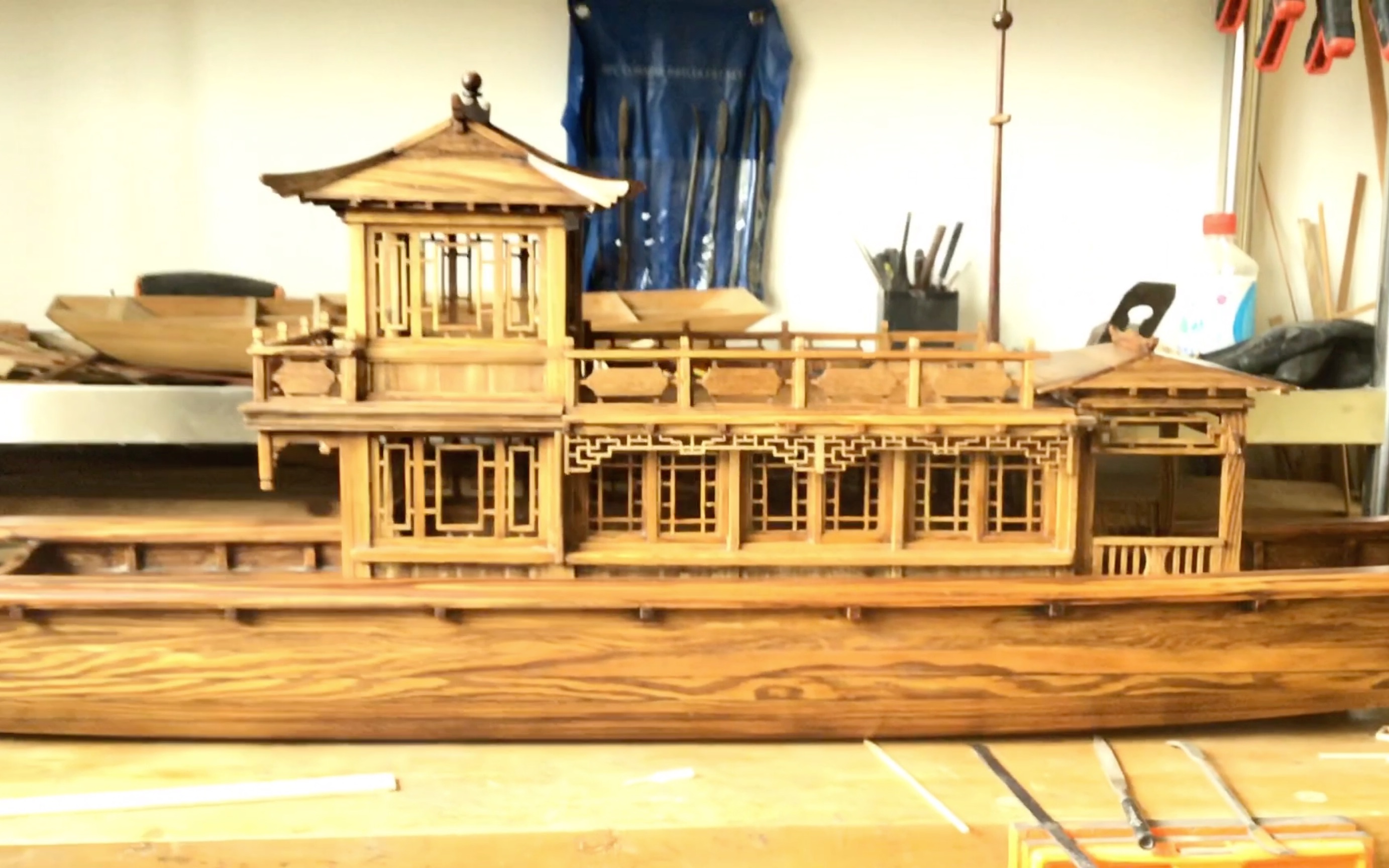 [手工制作]中国古代画舫船