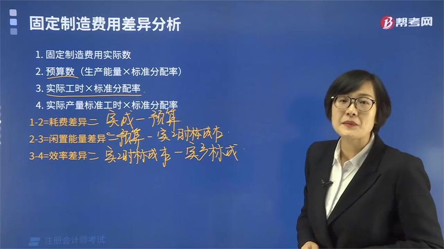 听帮考网注册会计师考试刘方蕊老师介绍什么是三因素分析法?