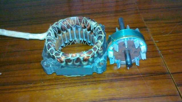 10块钱,做一组“定子磁核旋转”模型,简易教程!