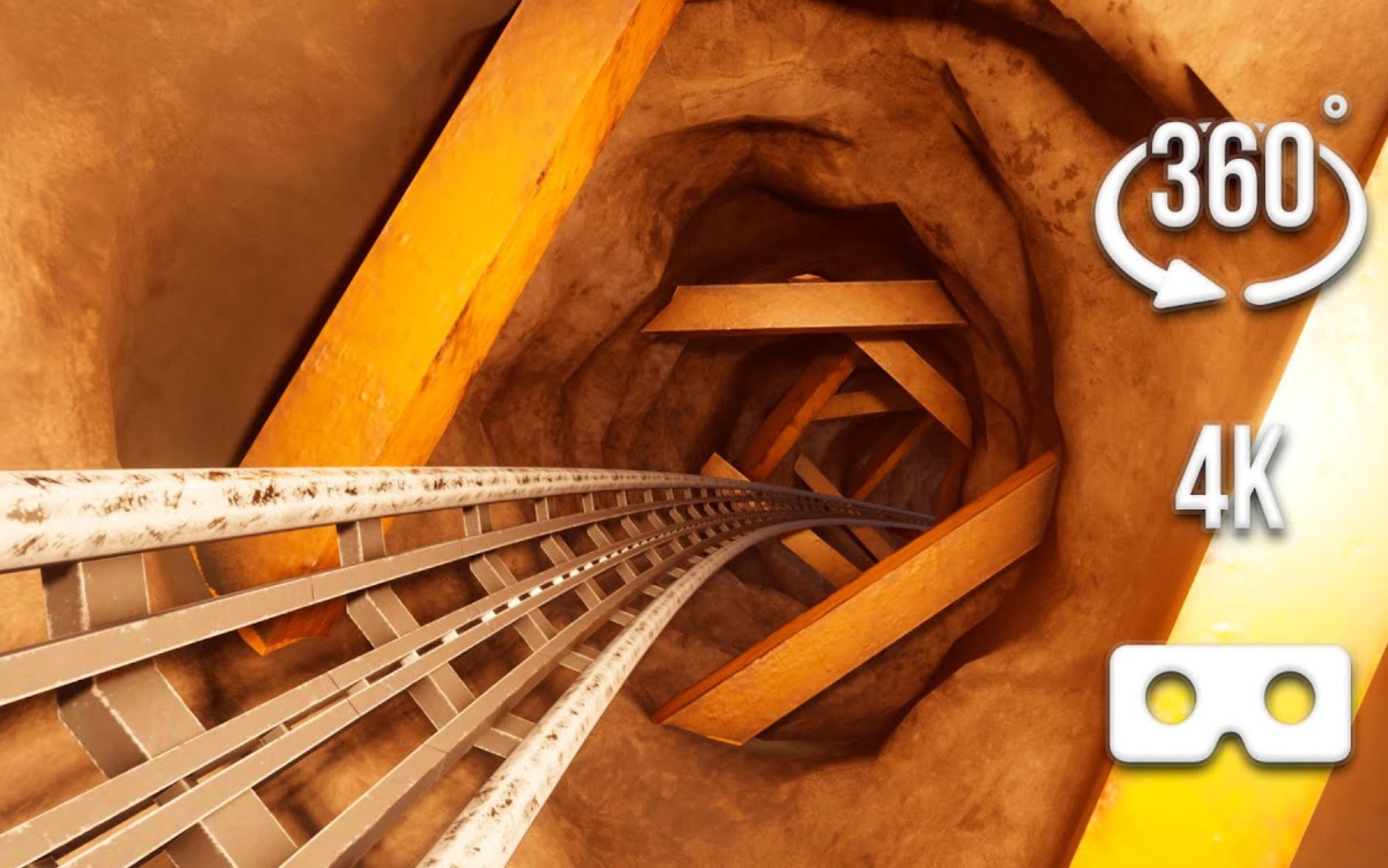 VR视频|360°旋转虚拟实境过山车,让你肾上腺激素狂飙的体验|【...