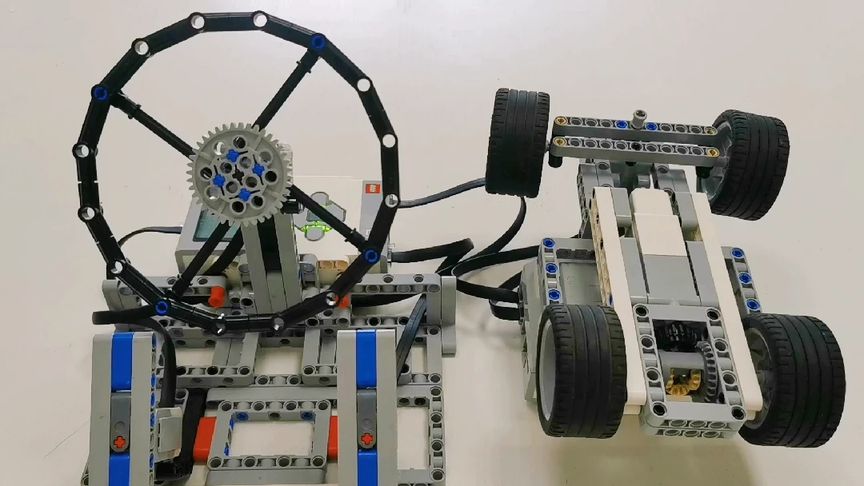 乐高EV3模拟驾驶汽车