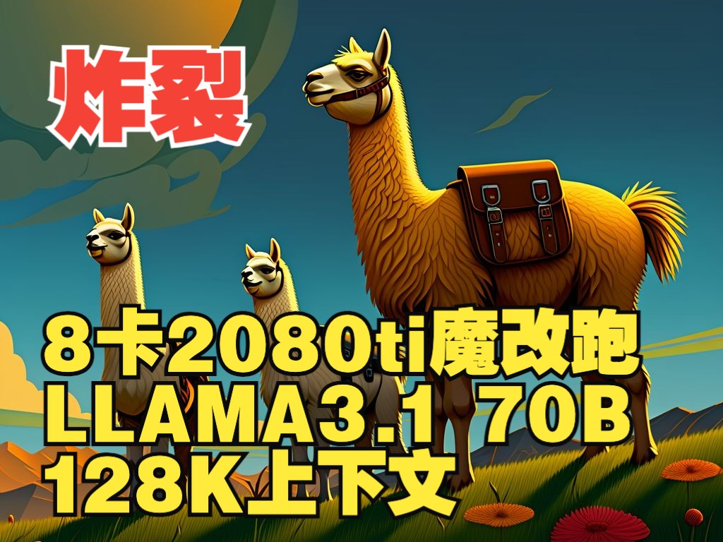 在本地环境中运行大模型LLAMA3-1-70B,支持128k超长上下文