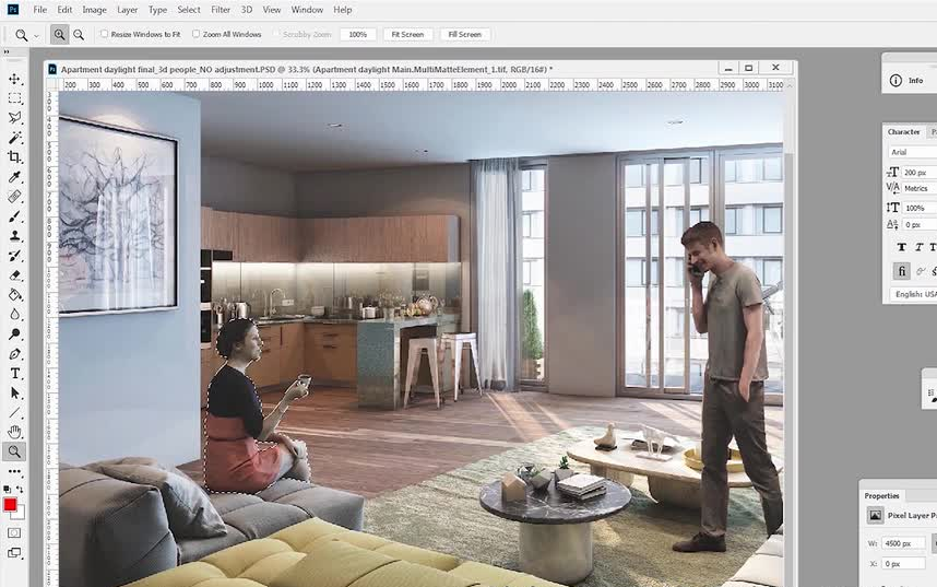 在3D中怎么渲染人物?