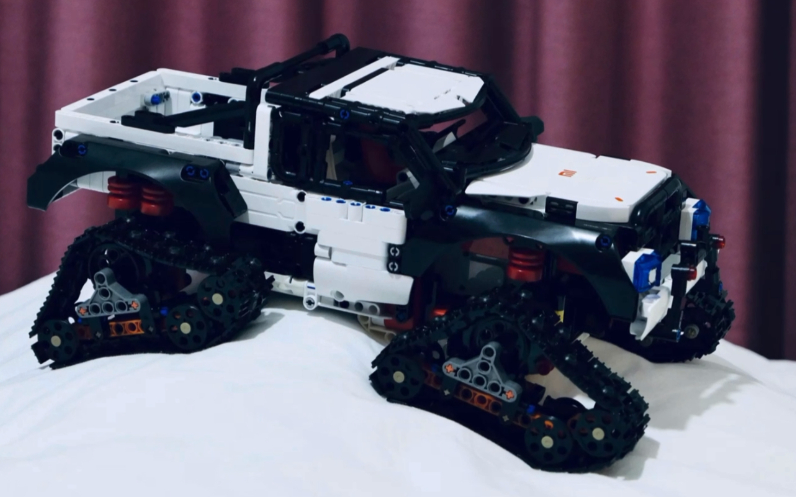 MOC 积木 四驱履带皮卡