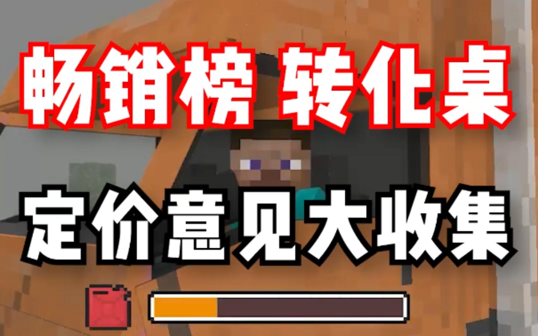 超级转化桌意见大收集!请大家帮我们看看还有什么没有定价!