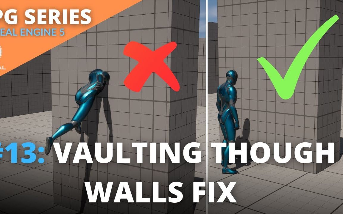 虚幻引擎5!制作穿墙修复效果!