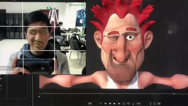 Faceware面部动作捕捉系统,不用面部贴点