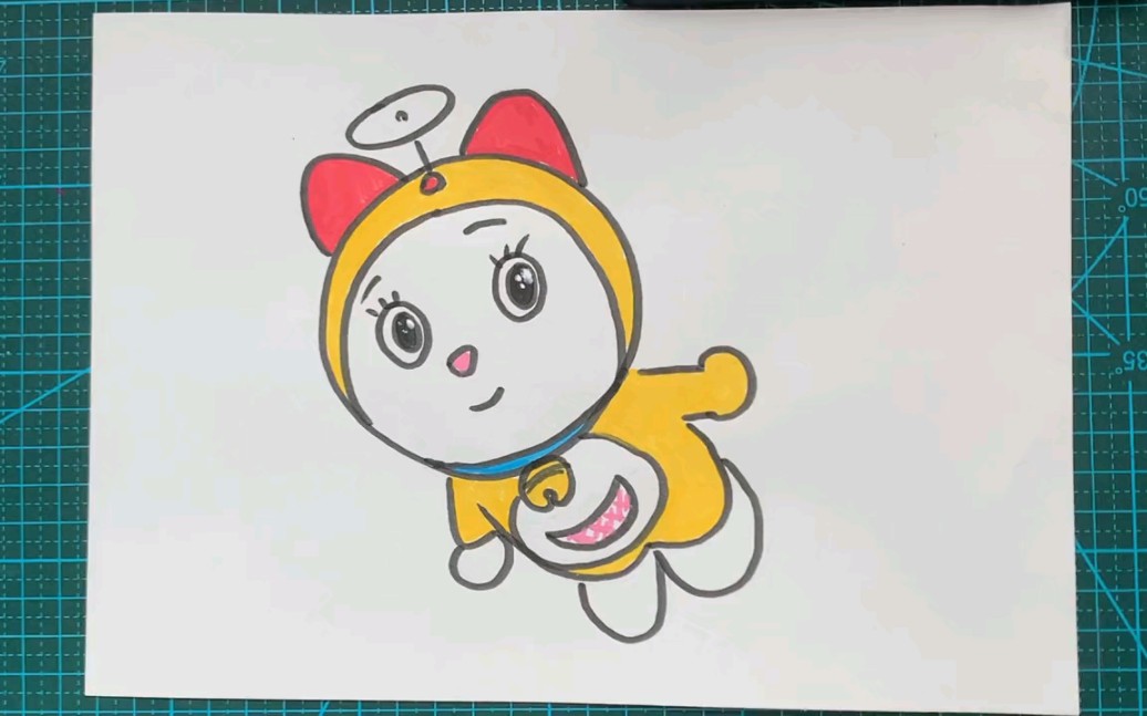 有认识这位小可爱的吗?哆啦A梦简笔画,蓝胖子和大雄
