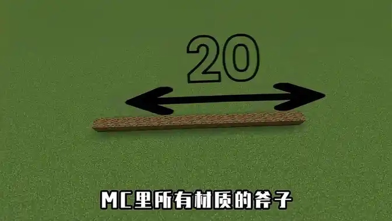 我的世界:哪把斧子砍木头最快?金斧子比下界合金斧还快