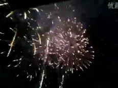 [拍客]实拍上海世博会开幕焰火彩排