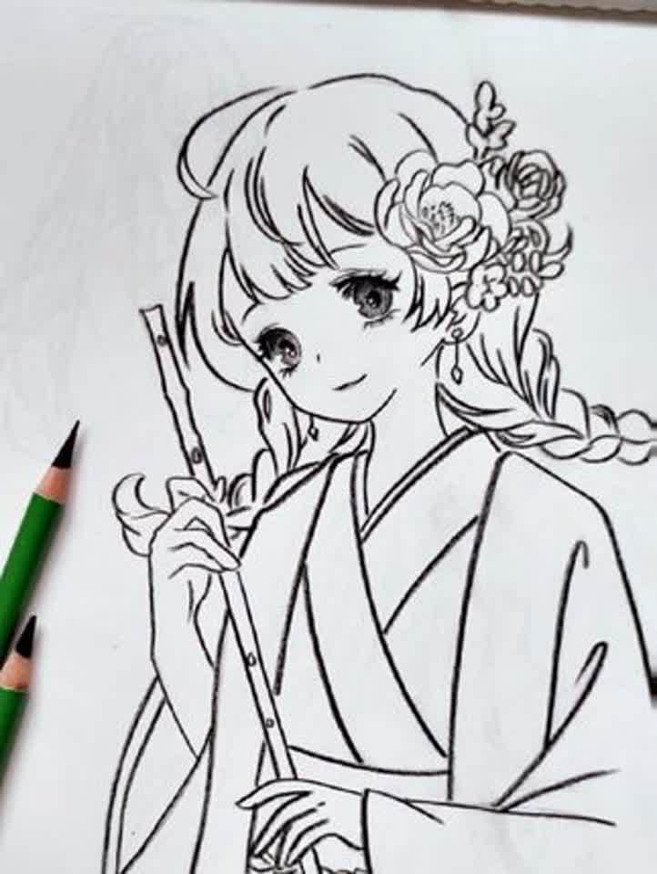 #手绘动漫人物 #漫画 #手绘 #画画 #一起学画画