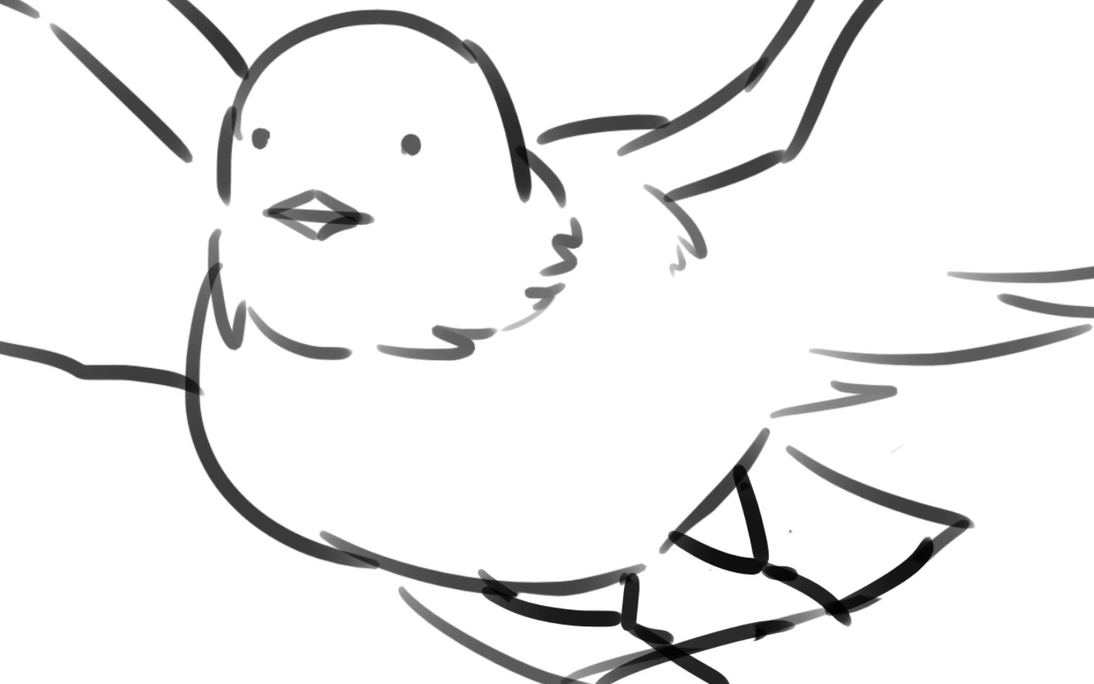 【动画原画笔记】怎么画飞行的咕咕咕?