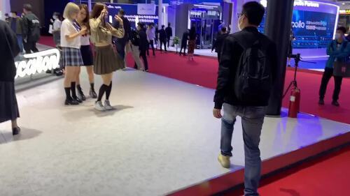 上海车展小姐姐车模车展小姐姐