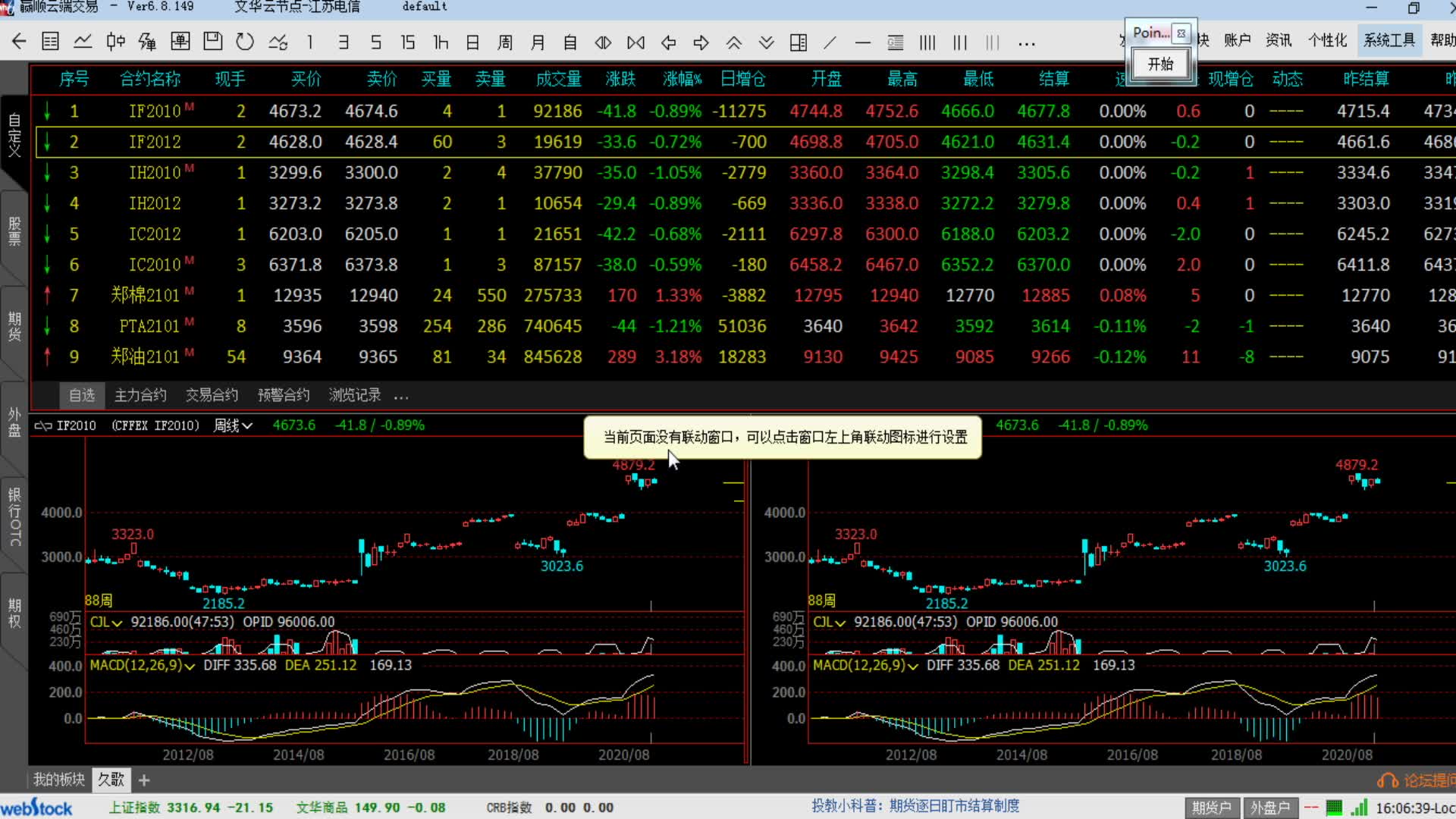 文华财经软件使用简单说明