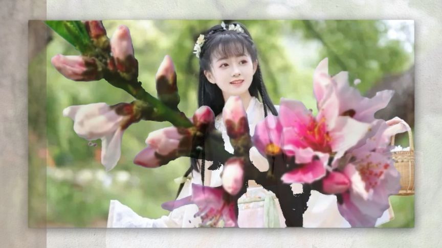 剪映习作 透明屏风相册向左移动效果