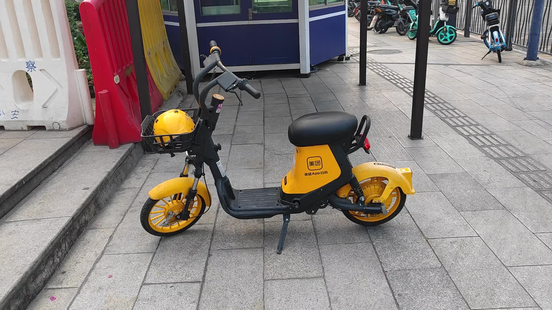 佛山大沥美团共享电单车