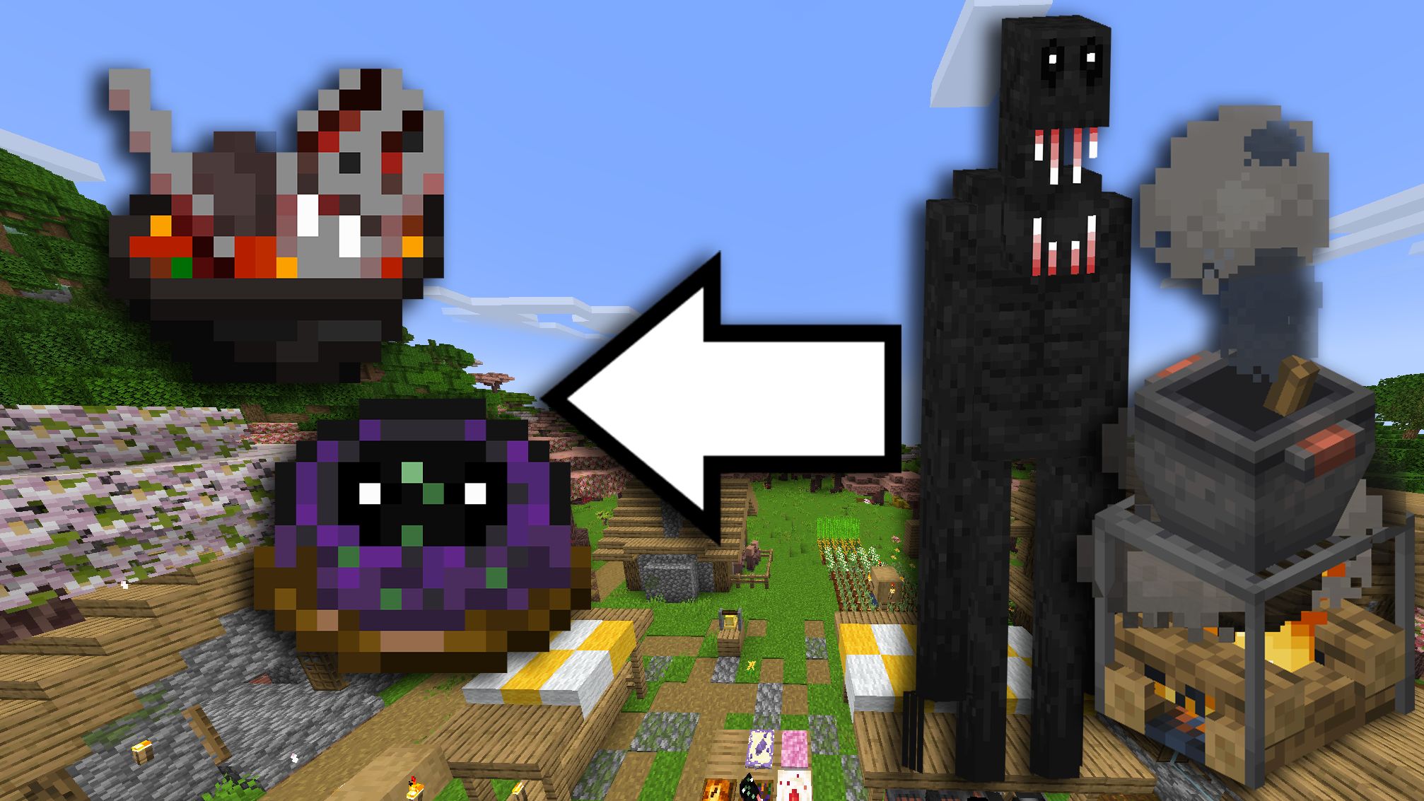 ...可以把各种恐怖生物都做成菜肴的整合包?【恐怖美食家】_我的世界