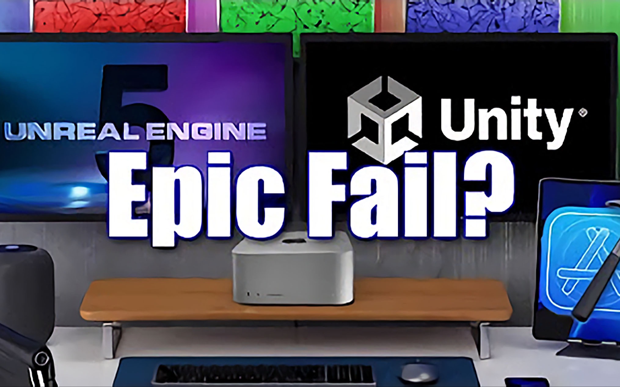 【双语】只能剪辑?Mac studio在游戏开发(UE5,Unity)中性能表现如何