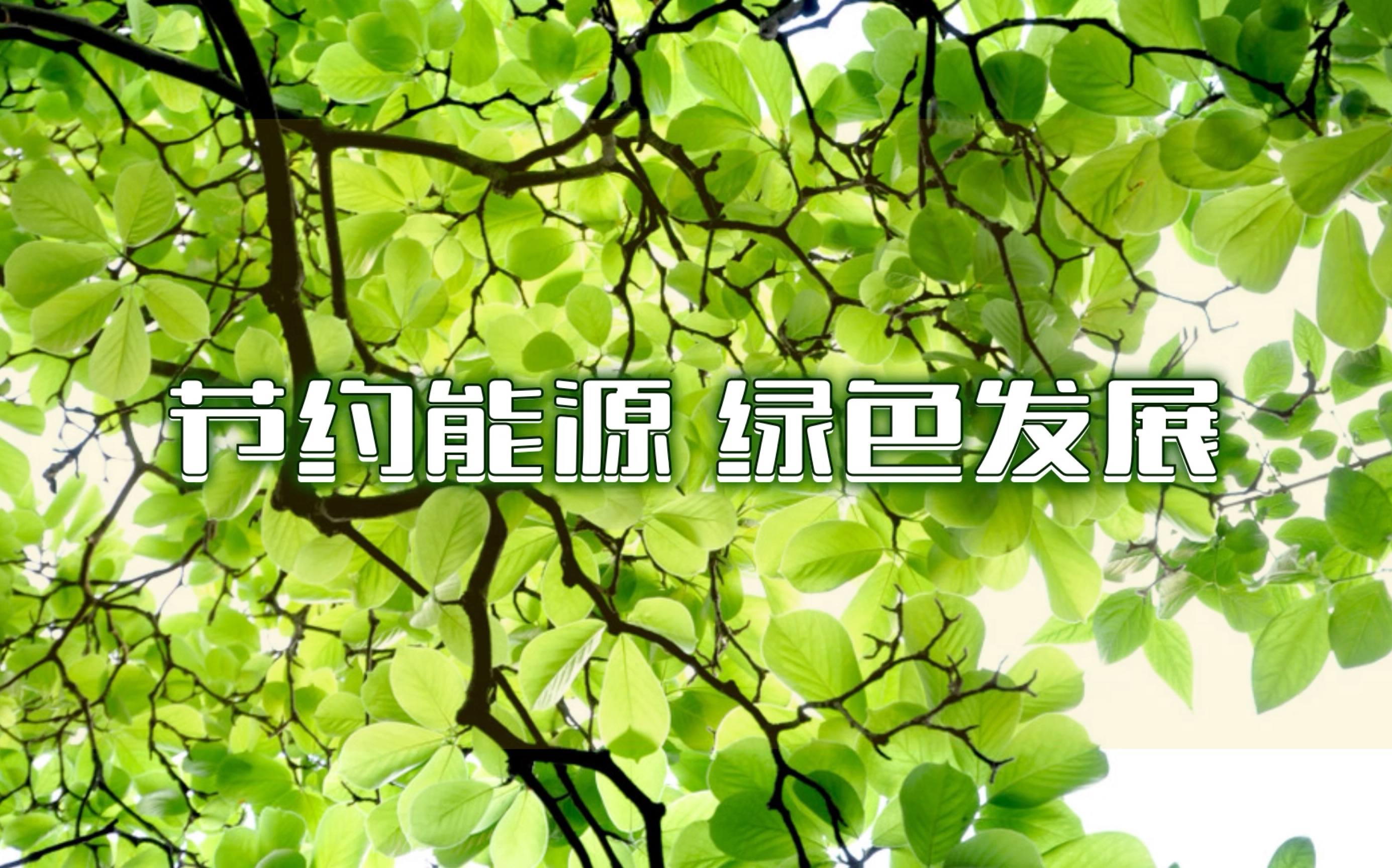 《节约》公益广告—节约能源