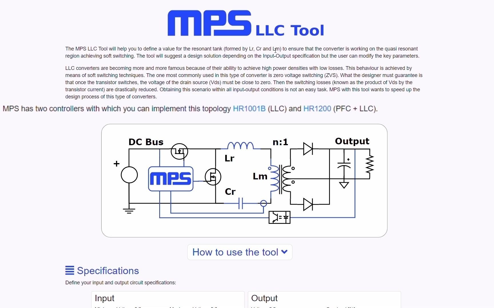 MPS LLC 设计工具教程