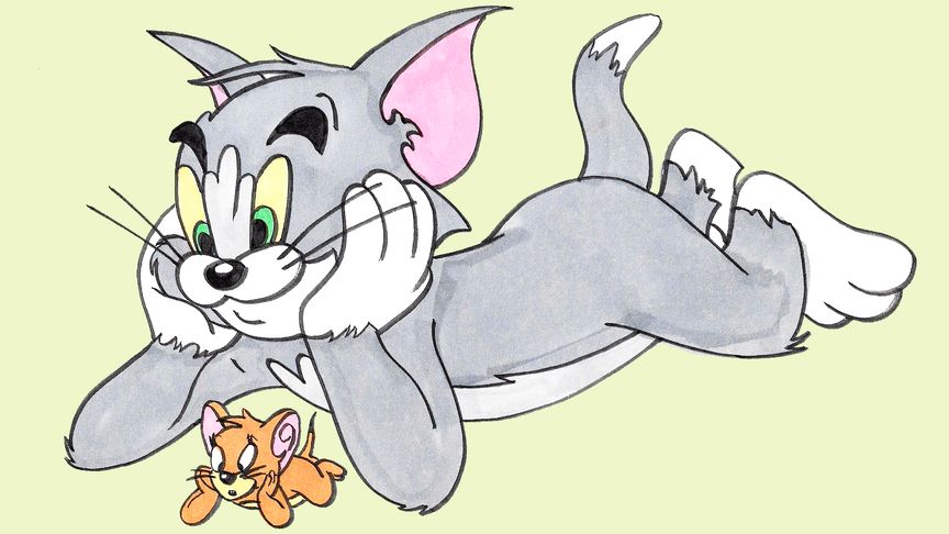 绘本故事 猫和老鼠 可爱的汤姆和杰瑞